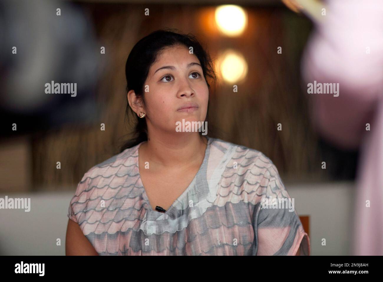 Karla Pacheco, the wife of a man who authorities presented to the press ...