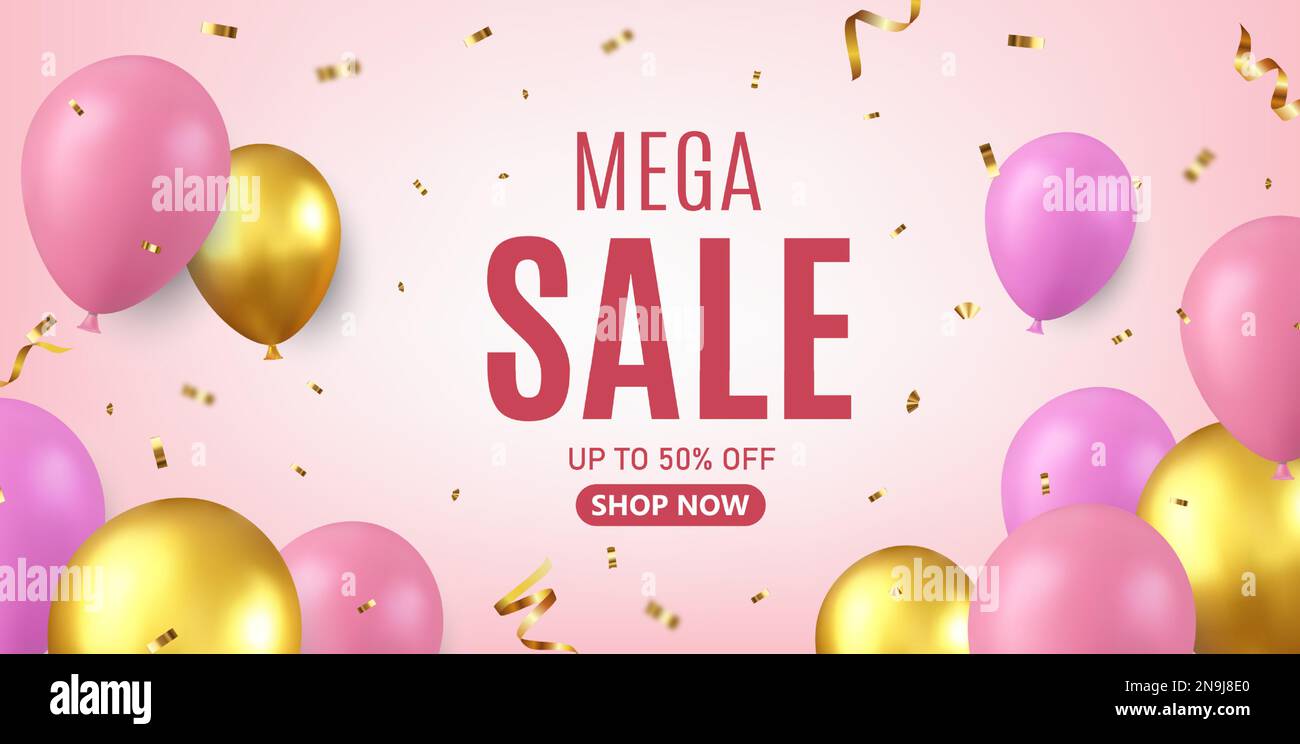 Mega sale 3d text Stock Vector Images - Alamy