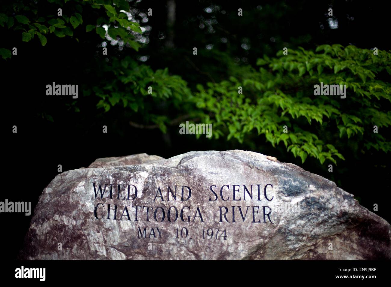 An entrance to the Chattooga River where scenes were filmed for the ...