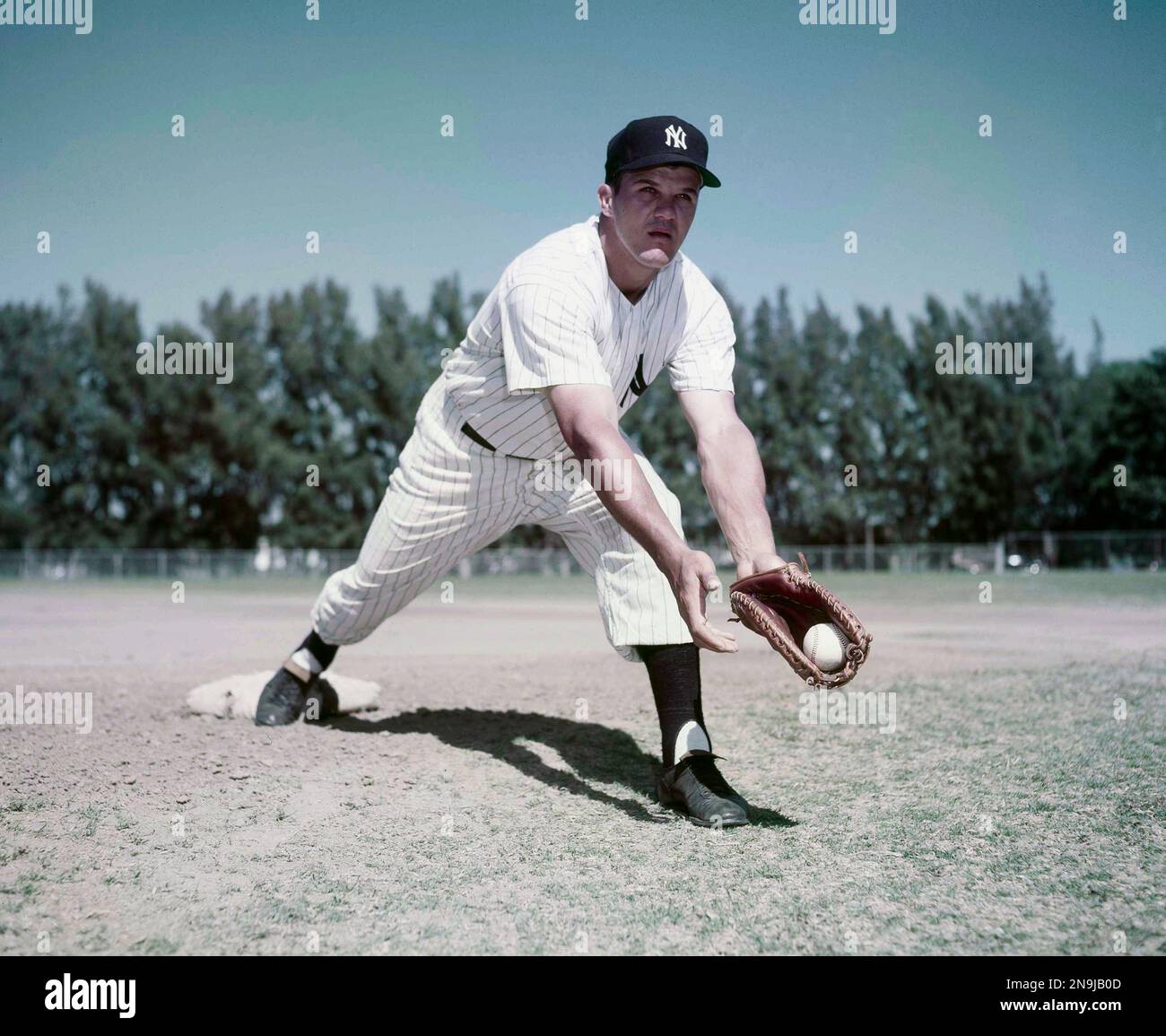 New York Yankees infielder Bill Skowron is shown, March 1955. (AP Photo ...