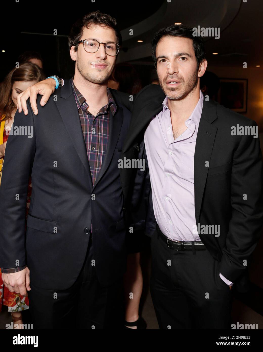 COMMERCIAL IMAGE - Andy Samberg and Chris Messina attend the Celeste ...