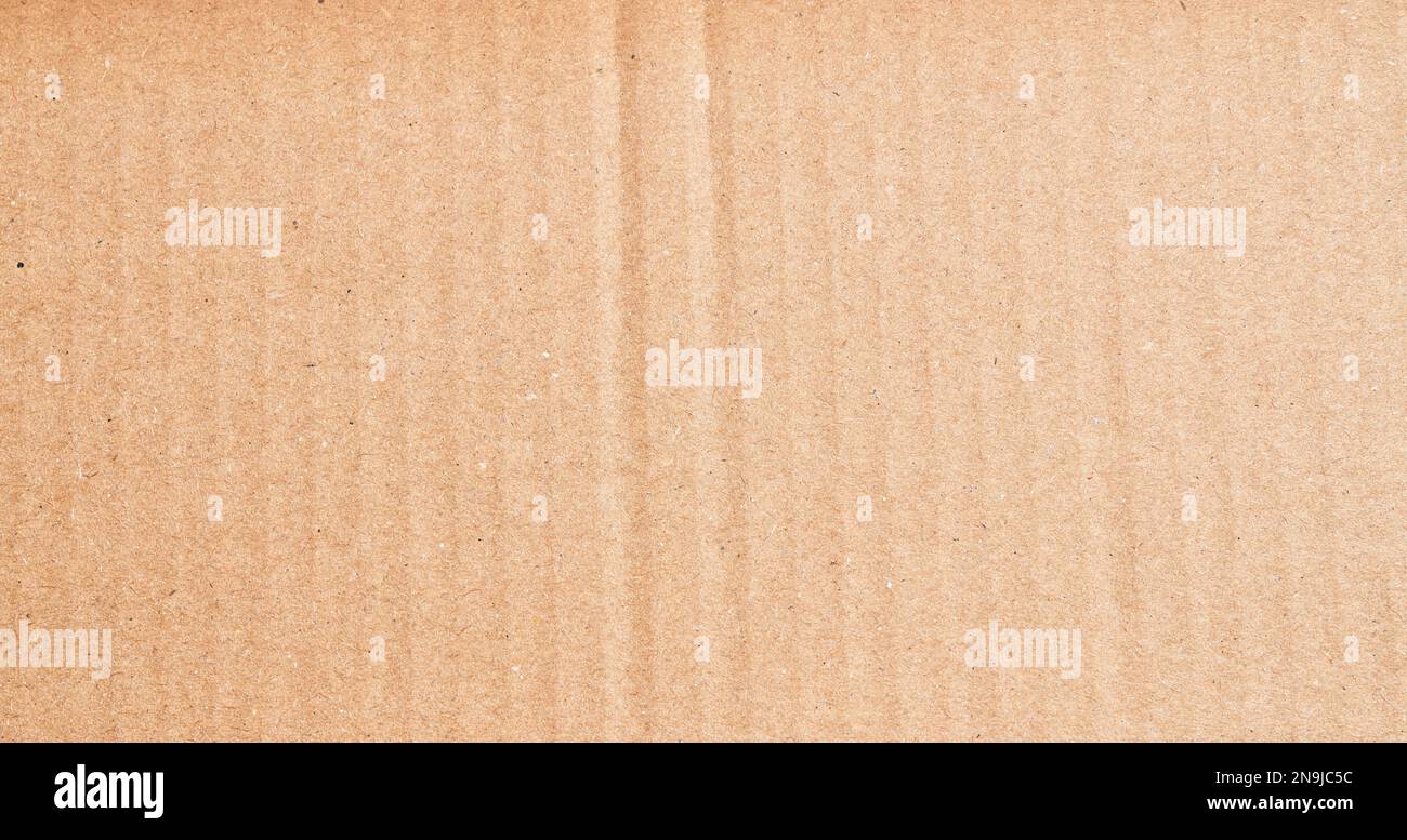 Brown cardboard carton material texture background Stock Photo - Alamy
