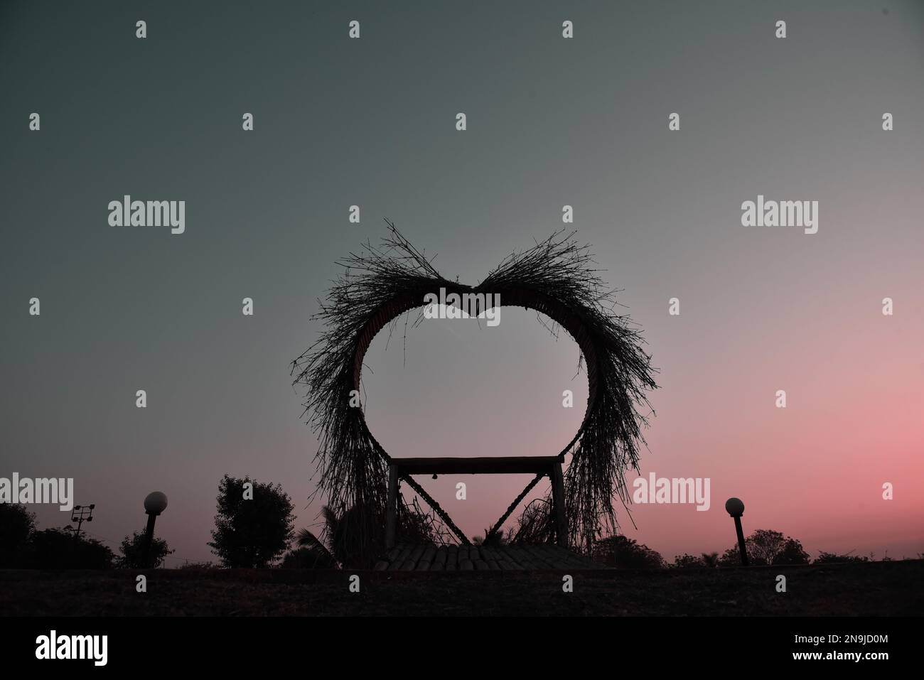 Heart shaped grass hi-res stock photography and images - Alamy