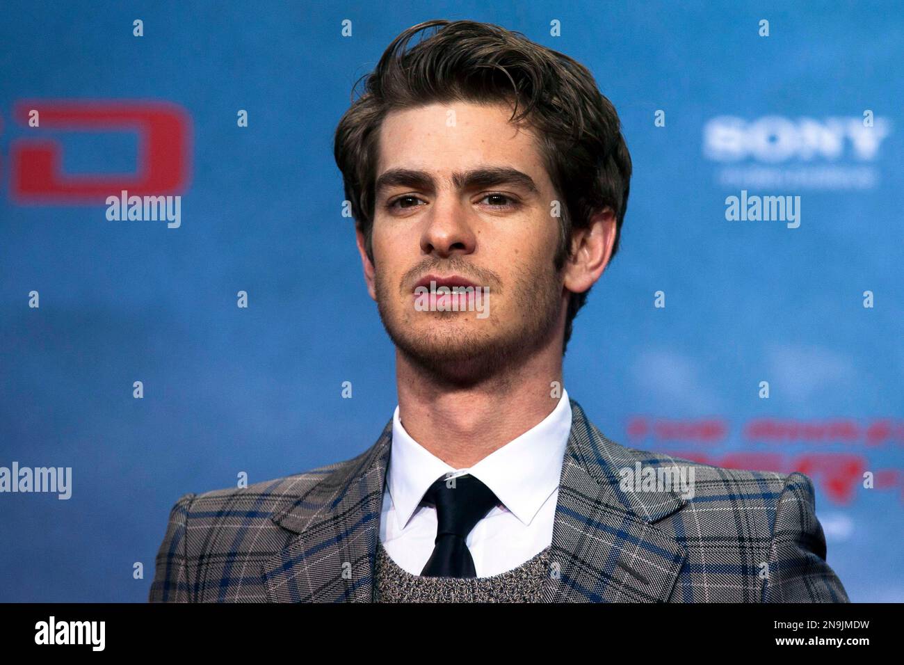 Actor Andrew Garfield arrives for the German premiere of the movie 'The ...
