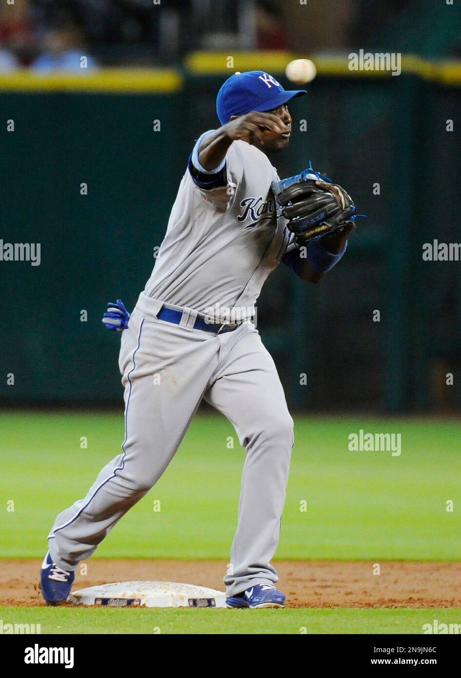Kansas City Royals' Alcides Escobar in a baseball game against the ...
