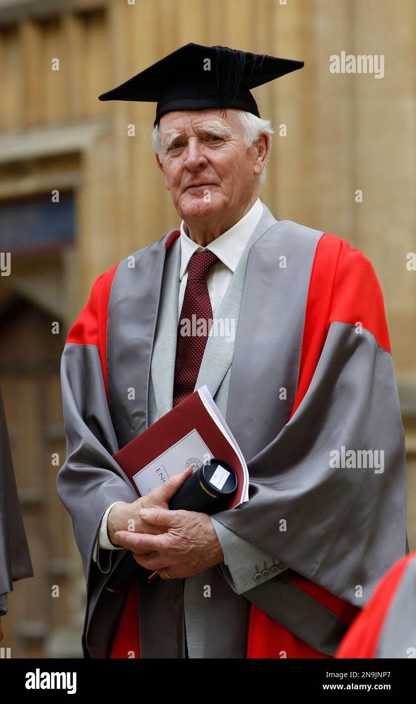 British author David Cornwell, also known as John le Carre, poses for ...