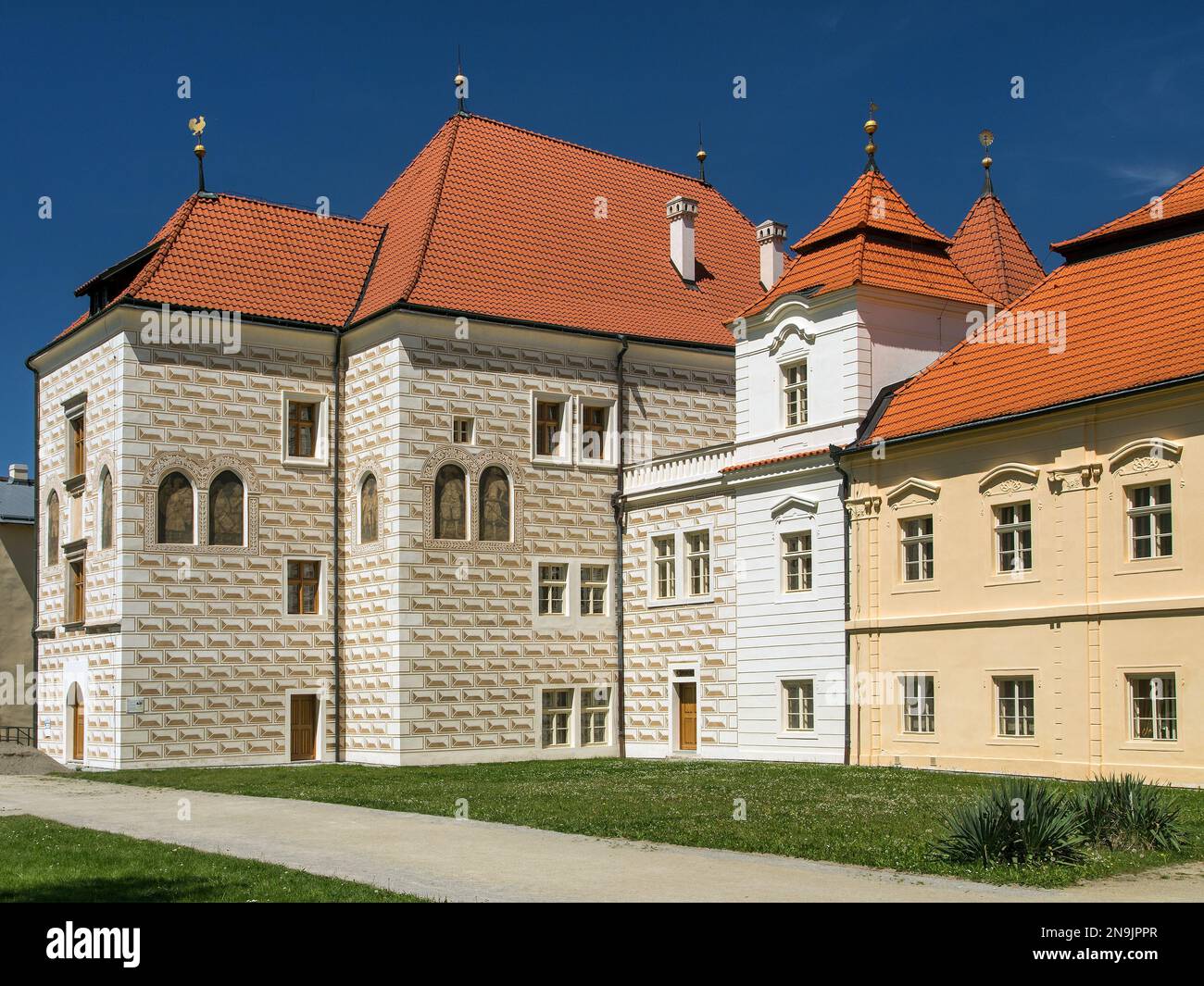 Zeliv Premonstratensian monastery, Trckuv hrad and Abbey, baroque ...
