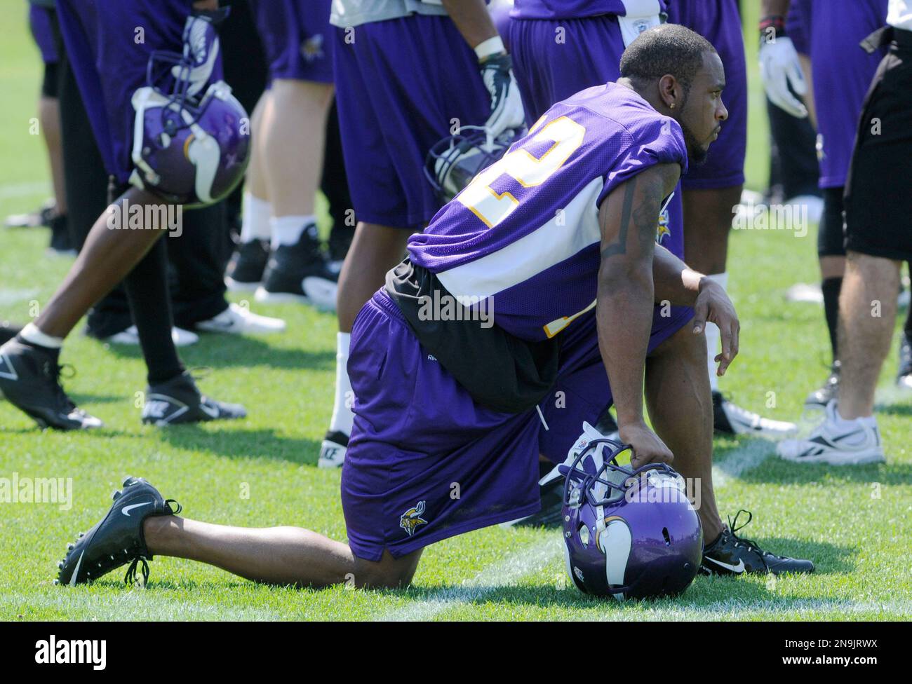 Minnesota Vikings NFL football wide receiver Percy Harvin is shown ...