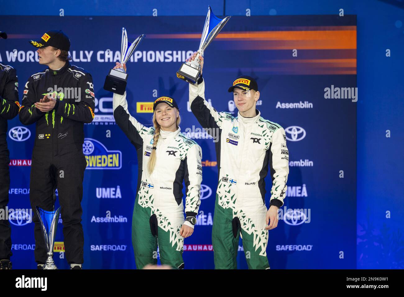 February 12, 2023, Rome, Sweden: PAJARI Sami (FIN), SKODA Fabia RS, RC2 ...