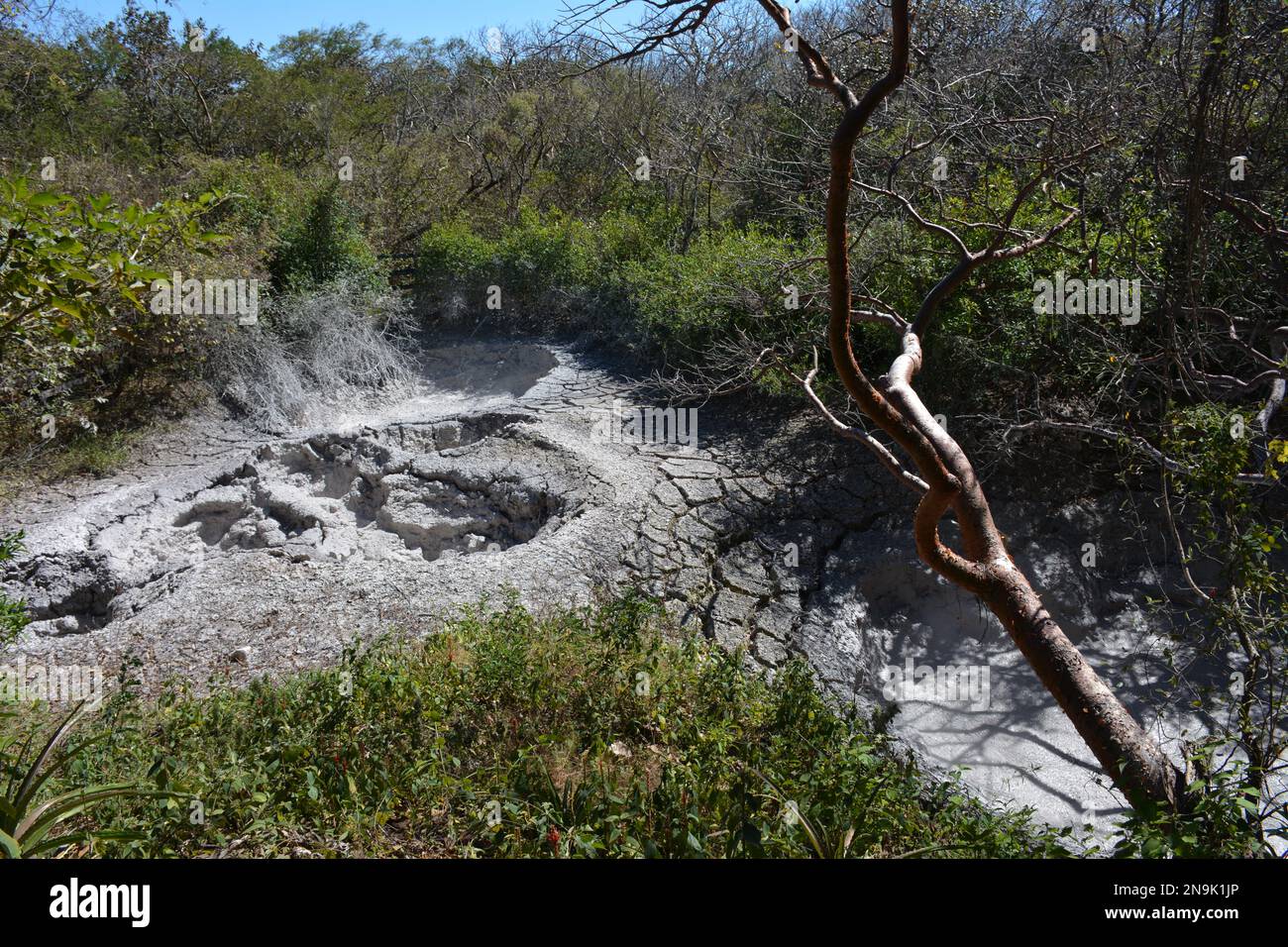 Volcano lava mud pools at Ricon Volcano National Park, Guanacaste ...