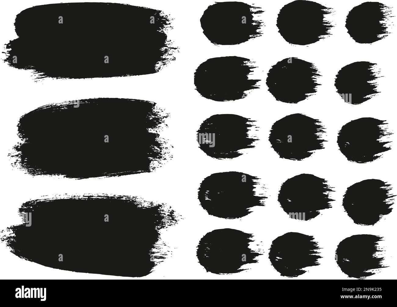 Round Brush Thick Long Background & Straight Lines Mix Artist Brush ...