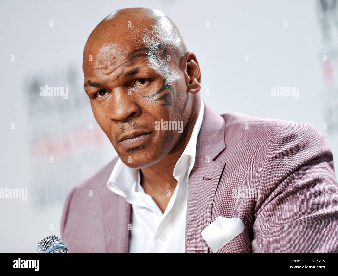 Former heavyweight boxer Mike Tyson announces "Mike Tyson: Undisputed ...