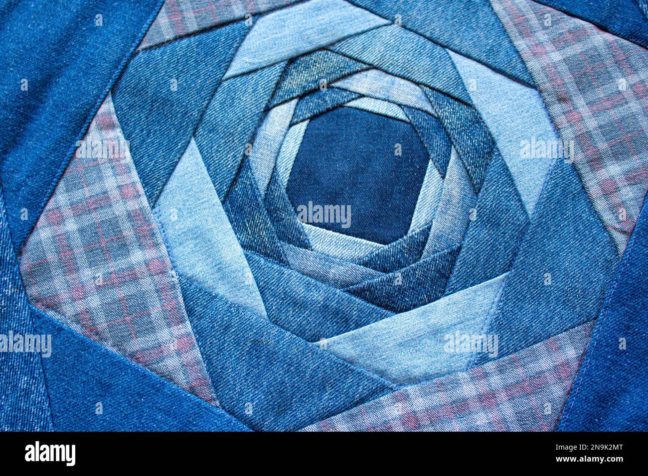 Jeans background, patchwork texture, patchwork fabric pattern. The new ...