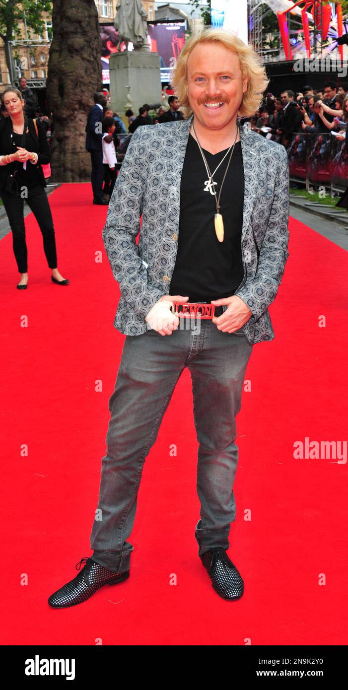 Keith Lemon arrives at the The Amazing Spiderman Gala Premiere at Odeon ...