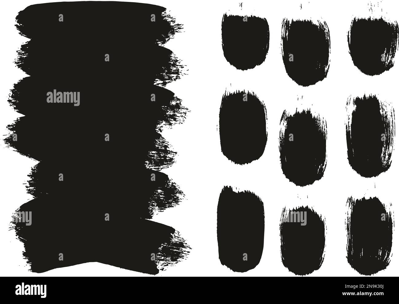 Round Brush Thick Long Background & Straight Lines Mix Artist Brush ...