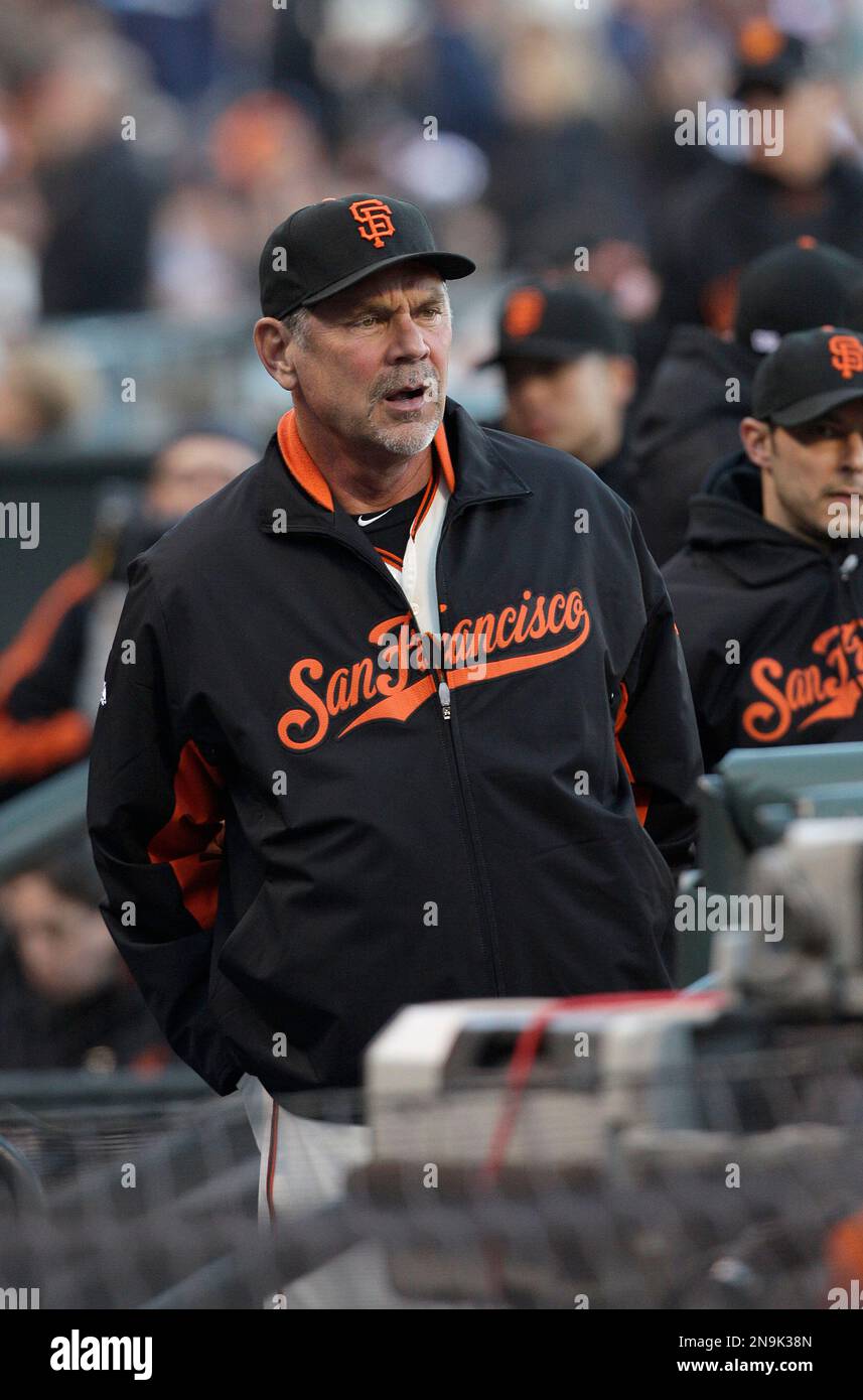 San Francisco Giants manager Bruce Bochy (15) during a baseball game ...