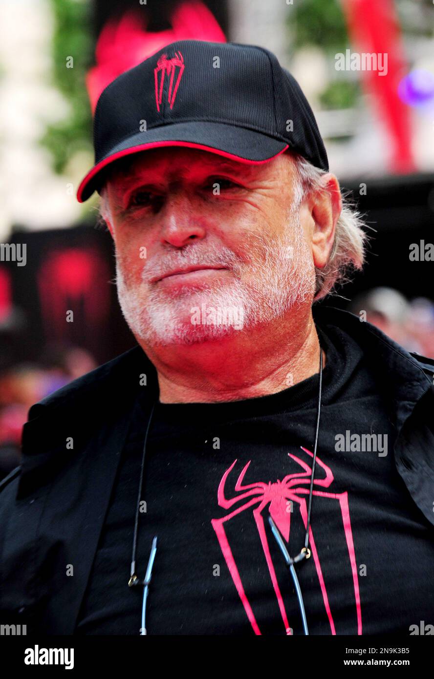 Avi Arad arrives at the The Amazing Spiderman Gala Premiere at Odeon ...