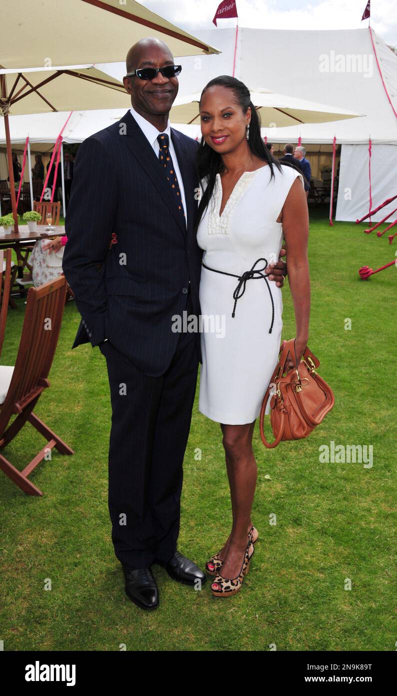 Ed Moses, Myrella Bordt arrives at the Cartier Queen's Cup 2012 at ...