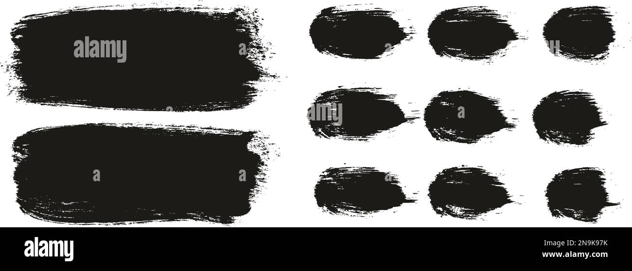 Round Brush Thick Long Background & Straight Lines Mix Artist Brush ...