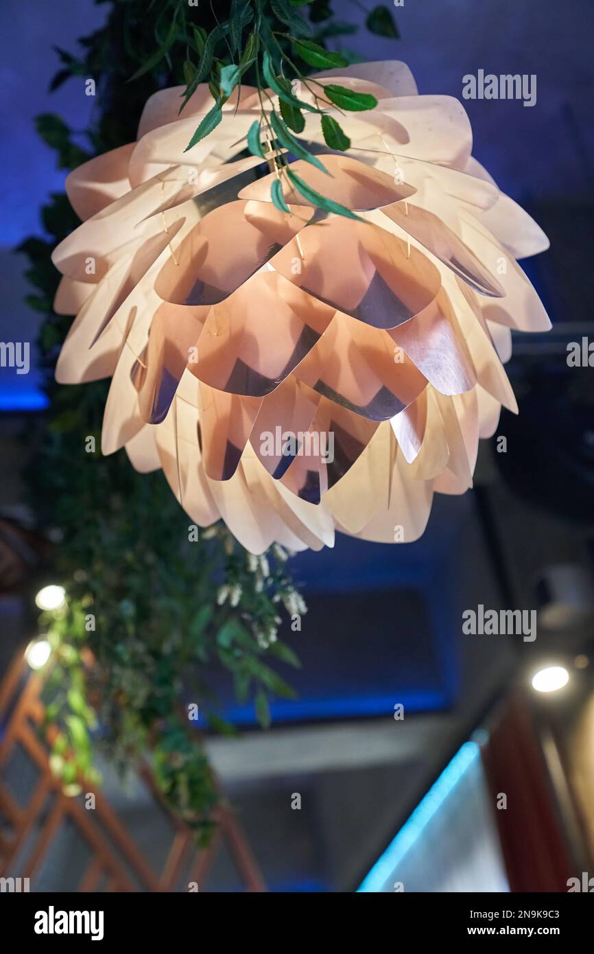 Lotus flower ceiling hi-res stock photography and images - Alamy