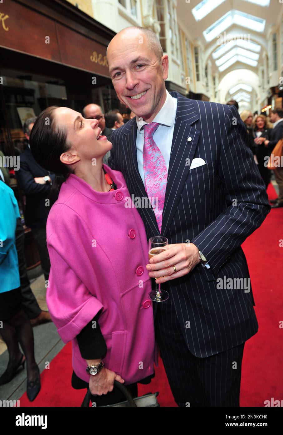 Dylan Jones at the showcase of Woolmark's Cool Wool campaign on display ...