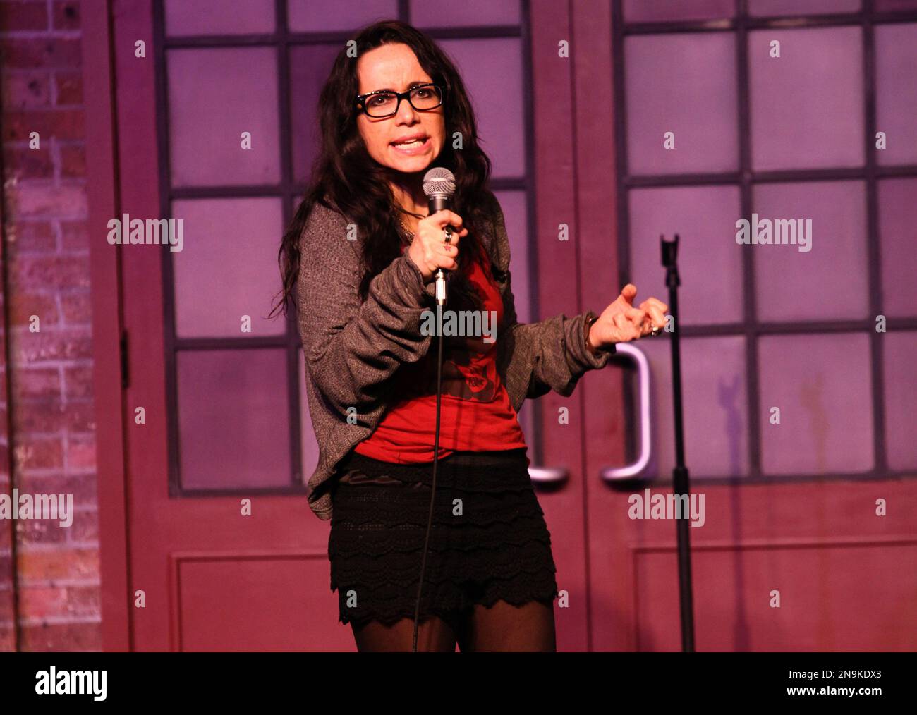 Janeane Garofalo performs at the "Just For Laughs Comedy Festival" on ...