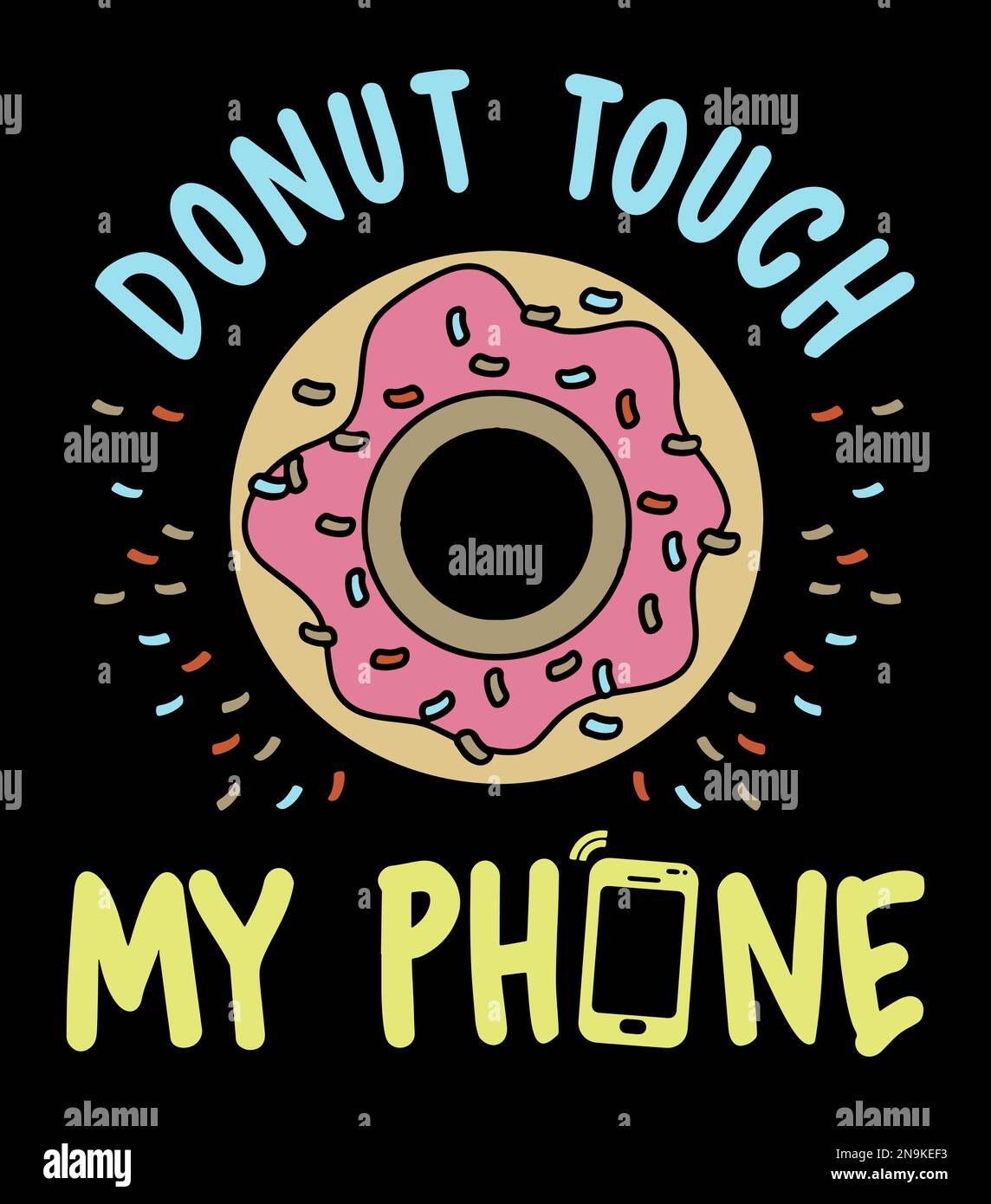 Chocolate cake donut font Stock Vector Images - Alamy