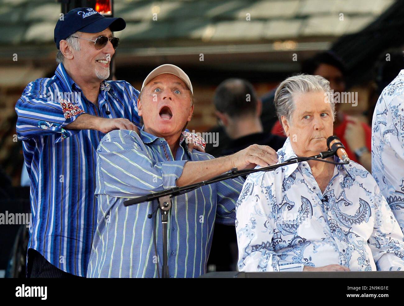 Original members of The Beach Boys, from left, David Marks, Bruce ...