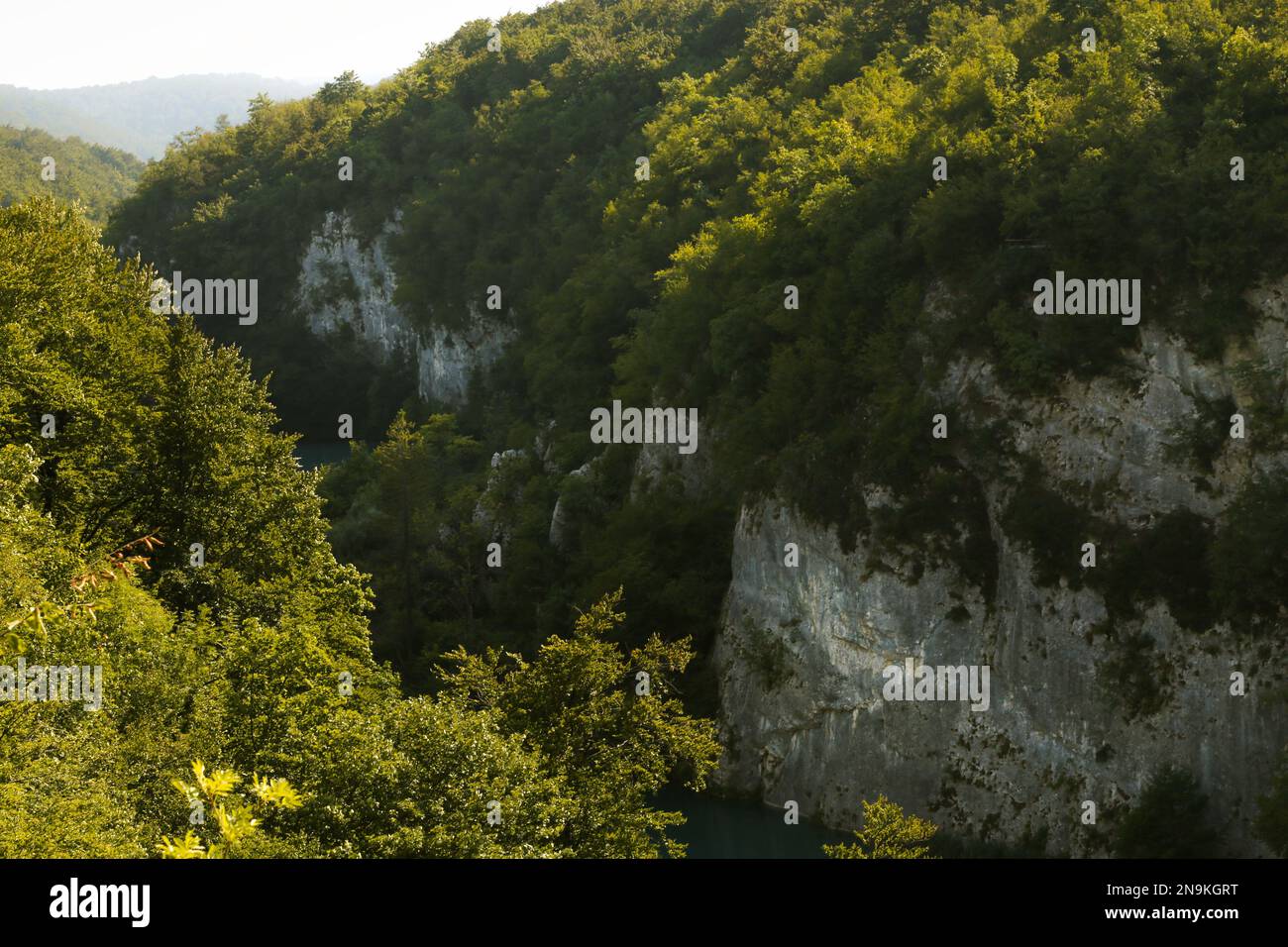 Cliffs in Plitvice Lakes National Park, Croatia Stock Photo - Alamy