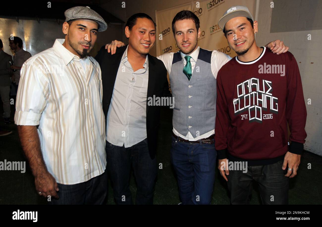 From left, Ricardo "Boogie Frantick" Rodriguez Jr, director Jon M. Chu ...