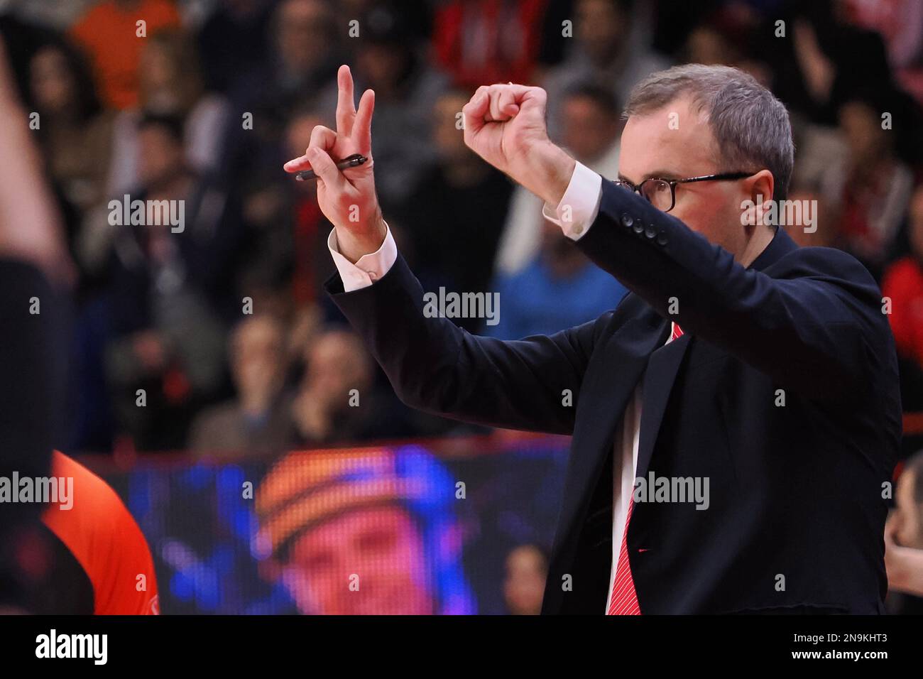 Enerxenia Arena, Varese, Italy, February 12, 2023, Mario Fioretti ...