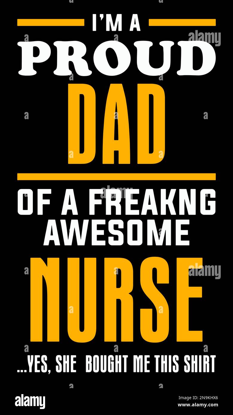 Nurse Dad Stock Vector Images Alamy