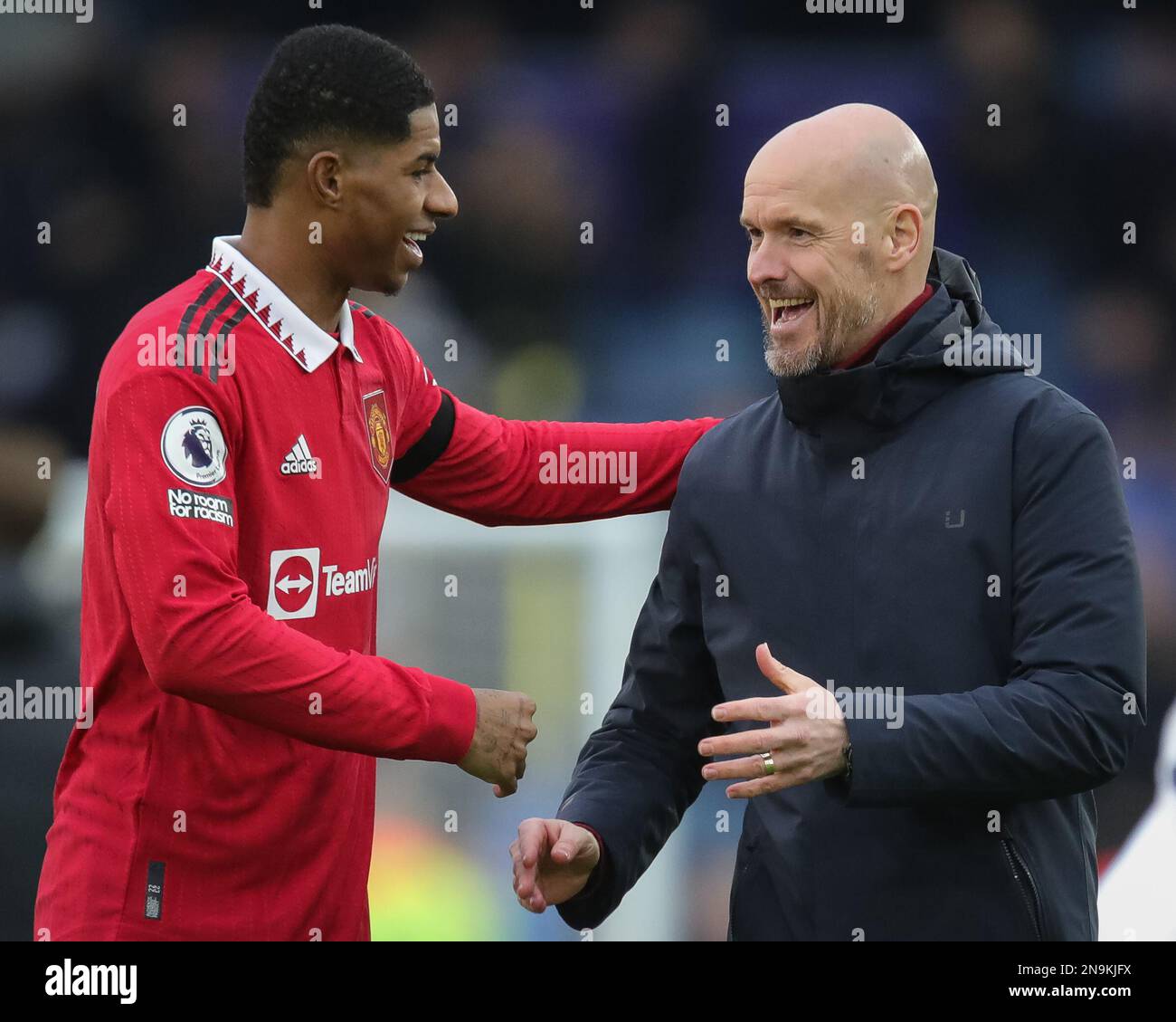 Erik ten hag manchester united smiles hi-res stock photography and ...
