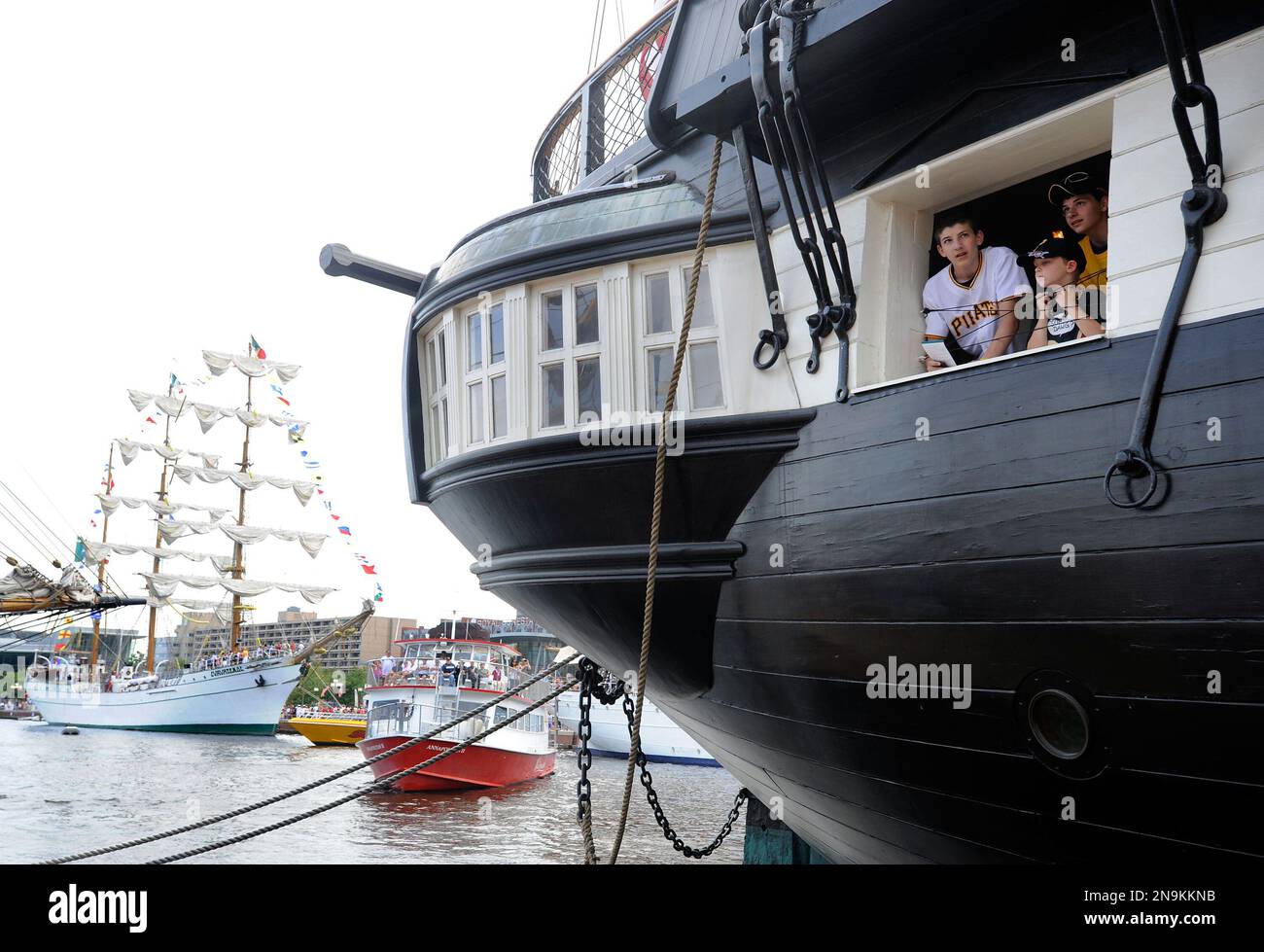 Brothers, Luke DeJames, left, 14, and Zac DeJames, 16, right, with ...