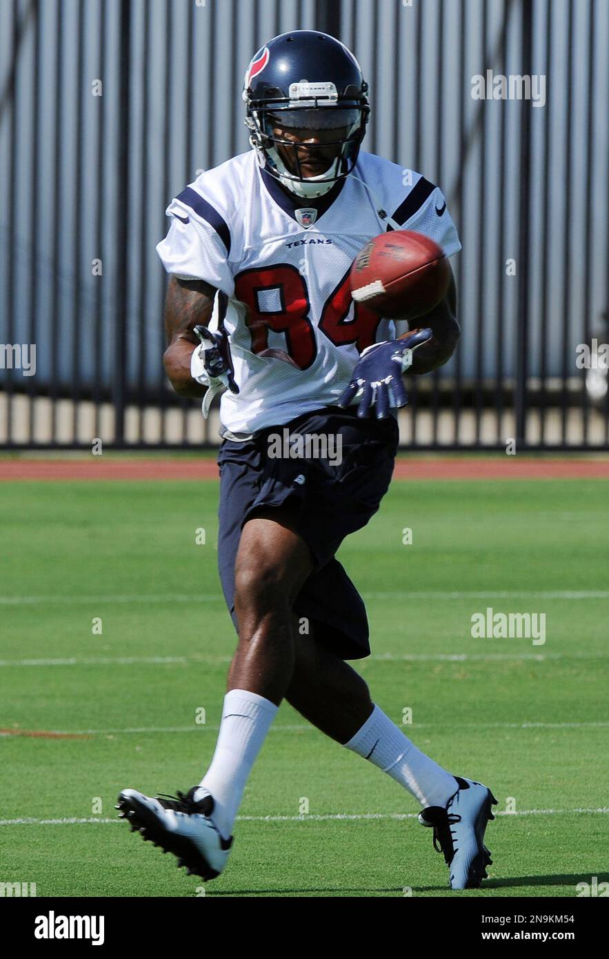 Houston Texans' Mario Lewis is seen during NFL football practice ...