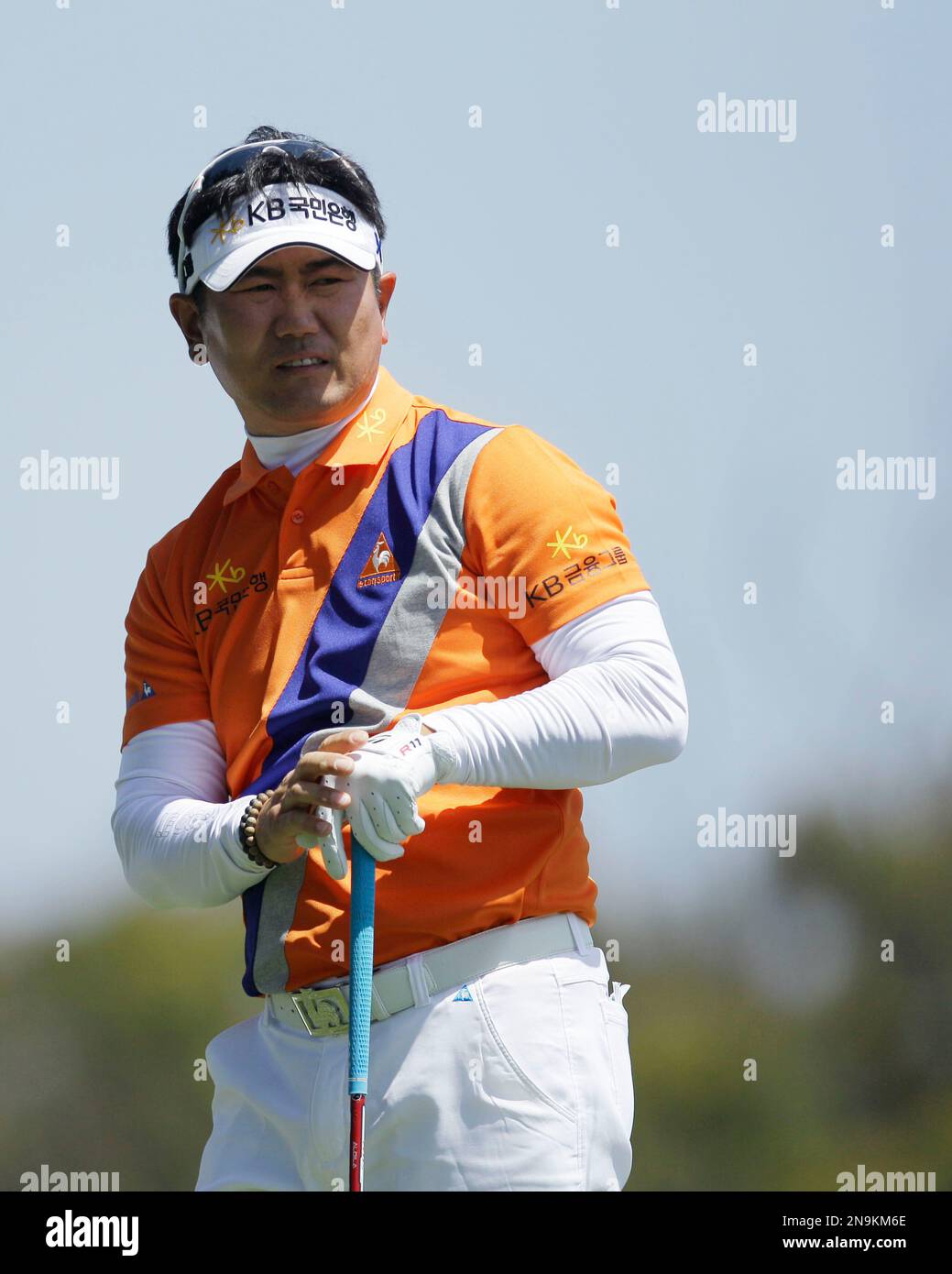 Y.E. Yang, of South Korea, during the first round of the U.S. Open ...