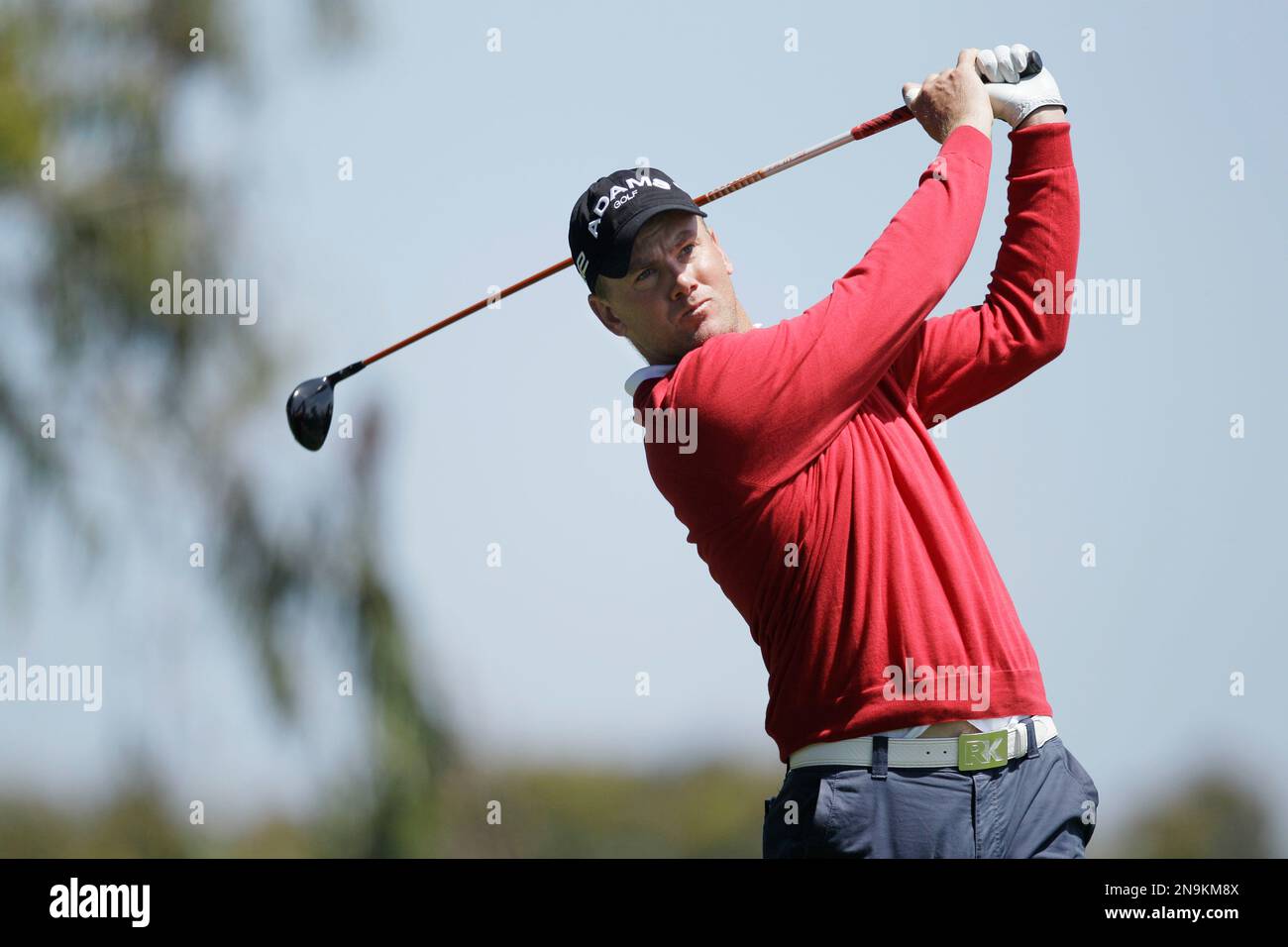 Robert Karlsson, of Sweden, during the first round of the U.S. Open ...