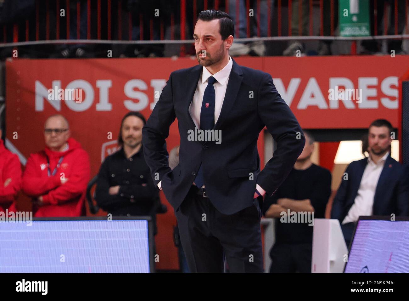 Enerxenia Arena, Varese, Italy, February 12, 2023, Matt Brase, head ...