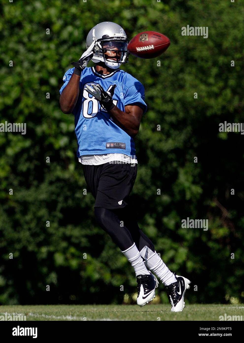 Detroit Lions wide receiver Ryan Broyles catches a ball during NFL ...