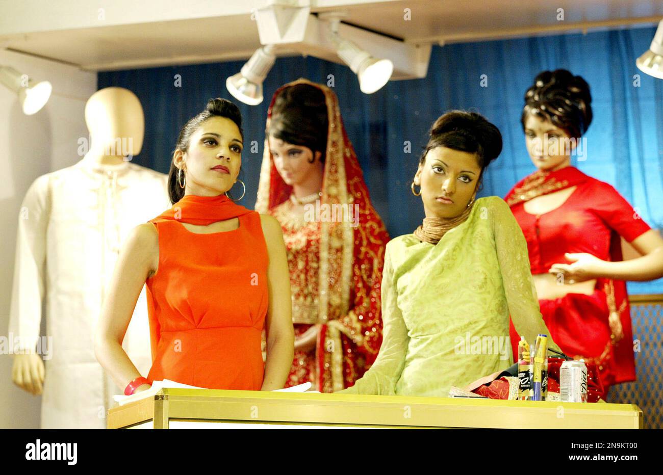 l-r: Vineeta Rishi (Sunita Hobson), Paven Virk (Ruby Hobson) in HOBSON ...