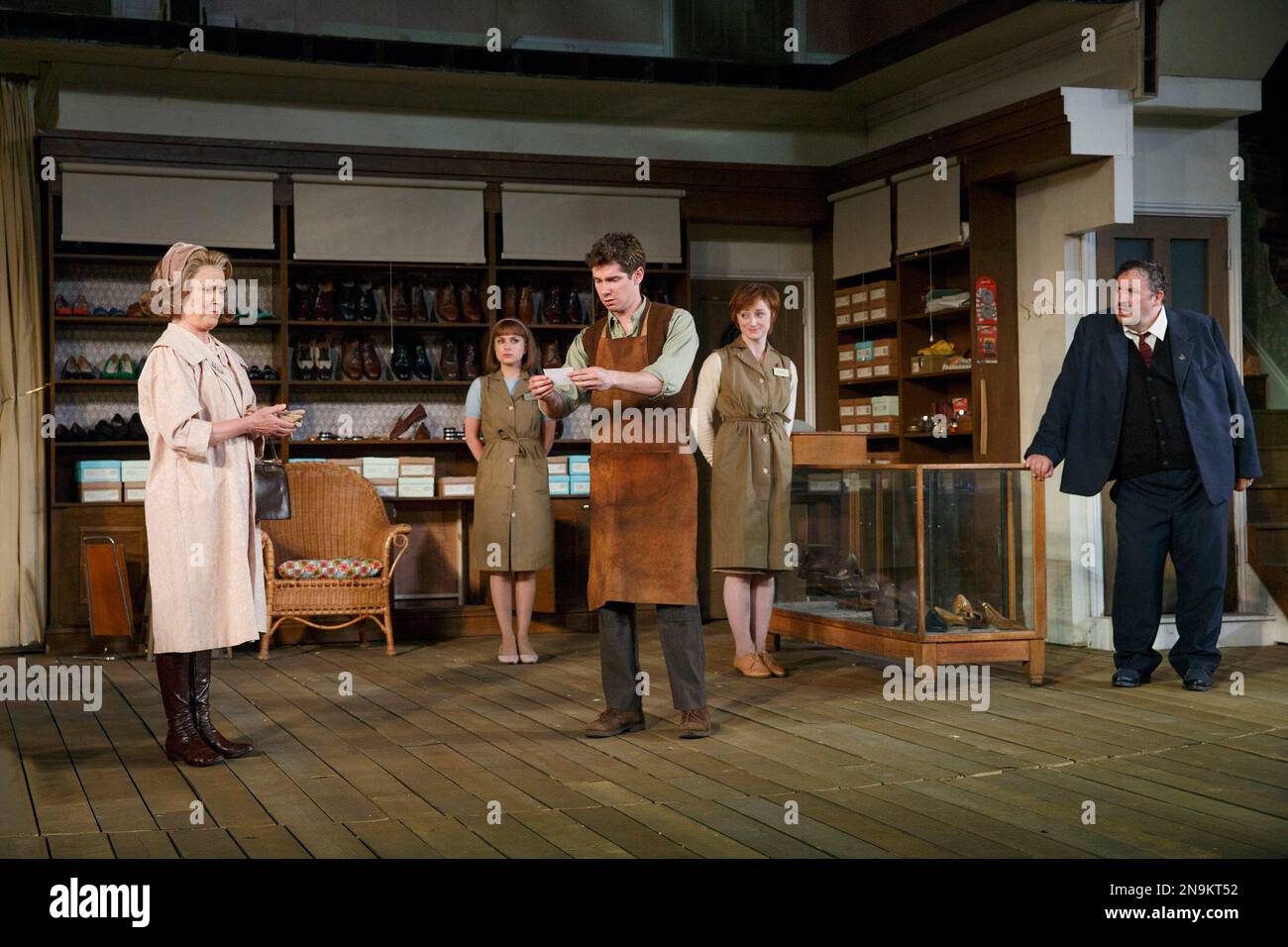 l-r: Joanna David (Mrs Hepworth), Nadia Clifford (Alice Hobson), Karl ...