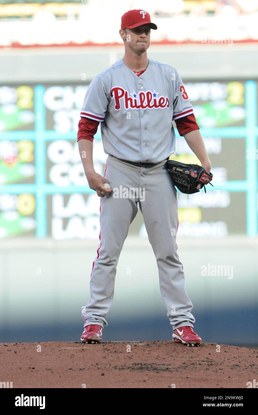 Philadelphia Phillies pitcher Kyle Kendrick is shown during a baseball ...