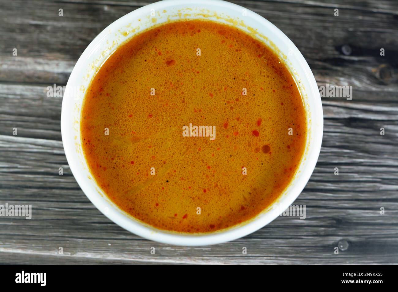 Hot soup meal of various fresh seafood marine crabs, shrimps, clams ...