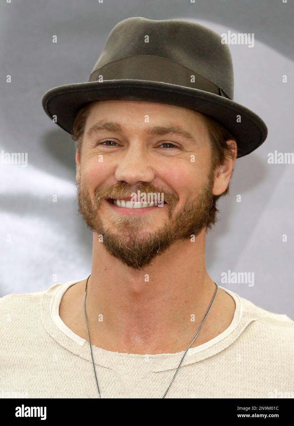 US actor Chad Michael Murray poses during a photocall at the 2012 Monte ...