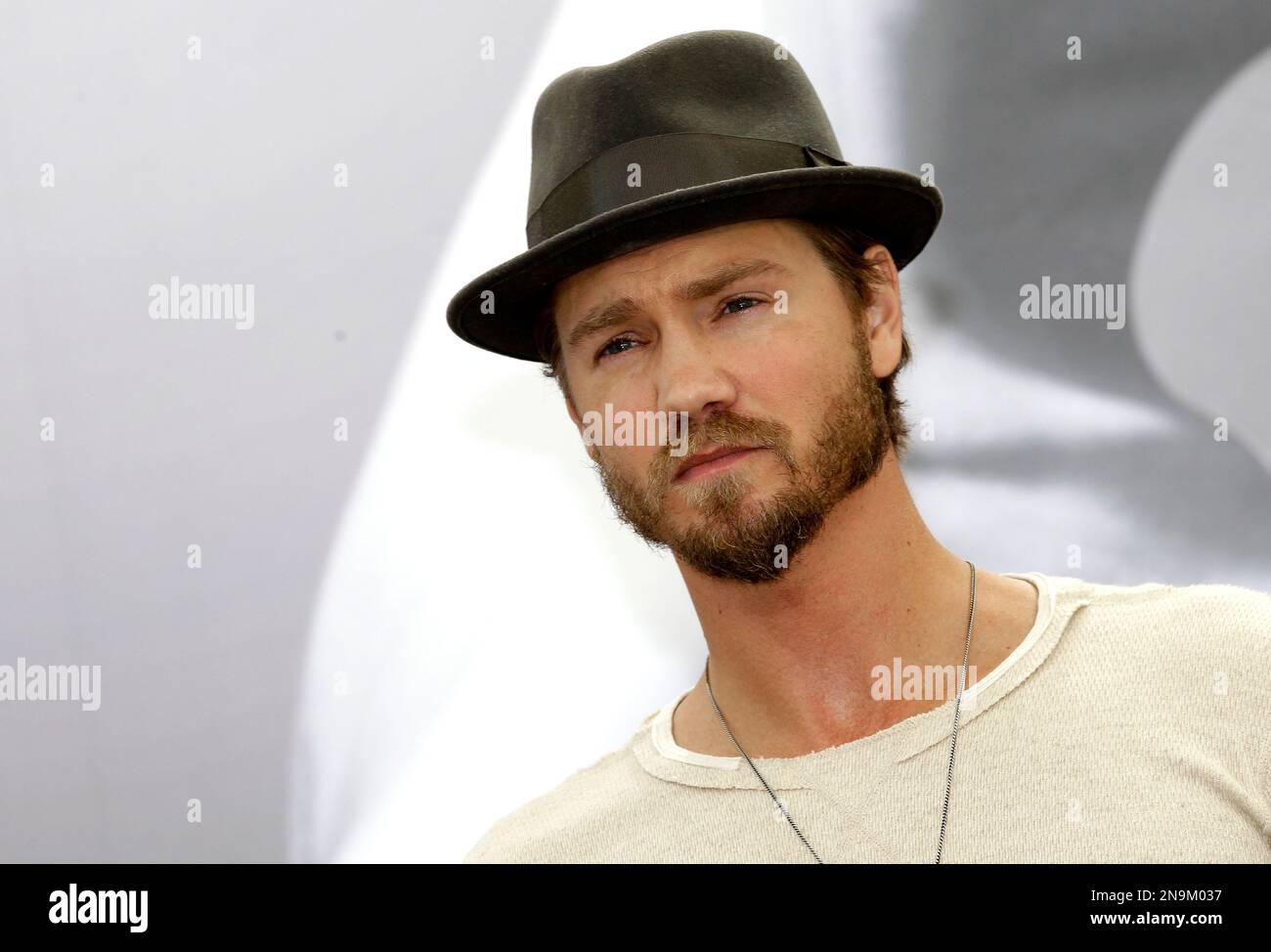 US actor Chad Michael Murray poses during a photocall at the 2012 Monte ...