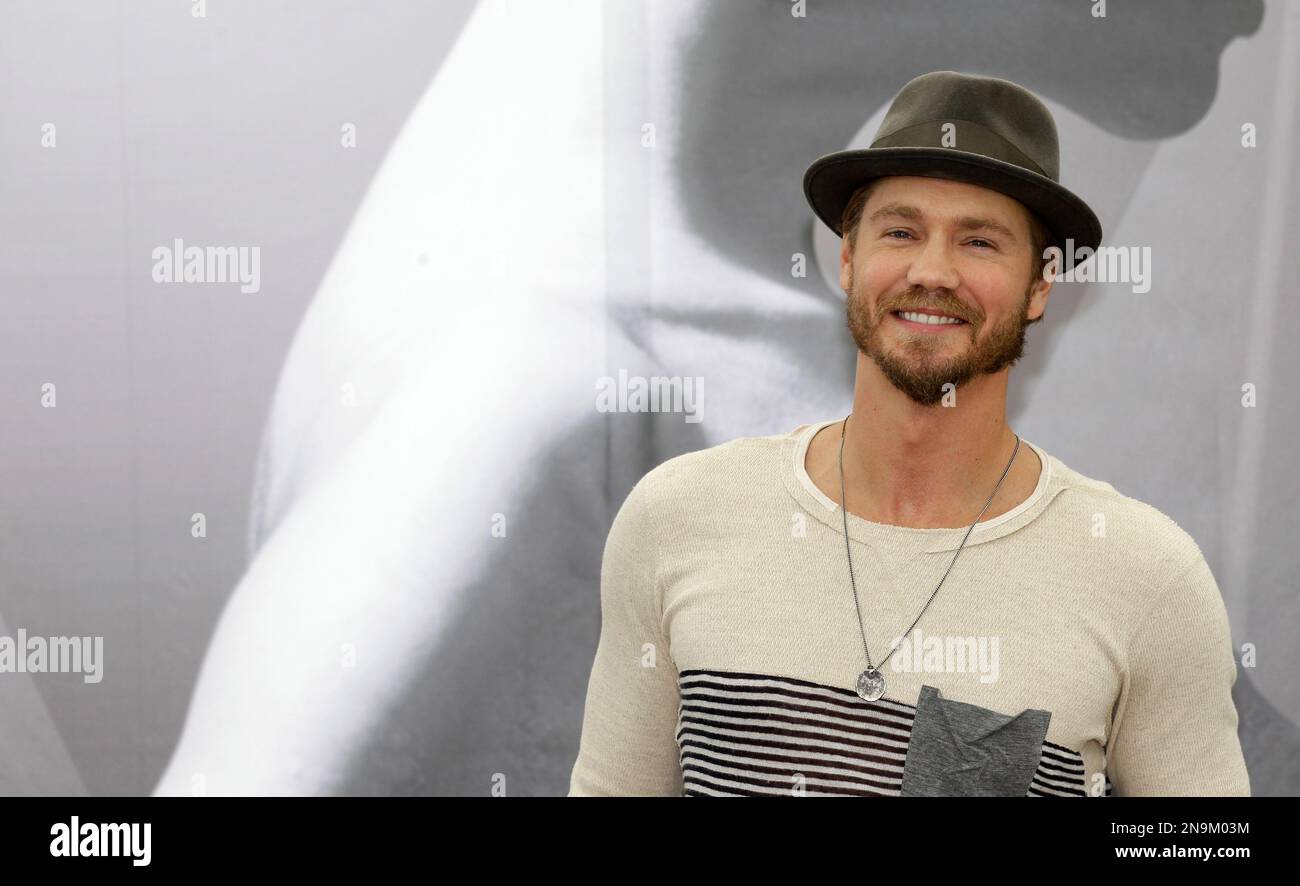 US actor Chad Michael Murray poses during a photocall at the 2012 Monte ...