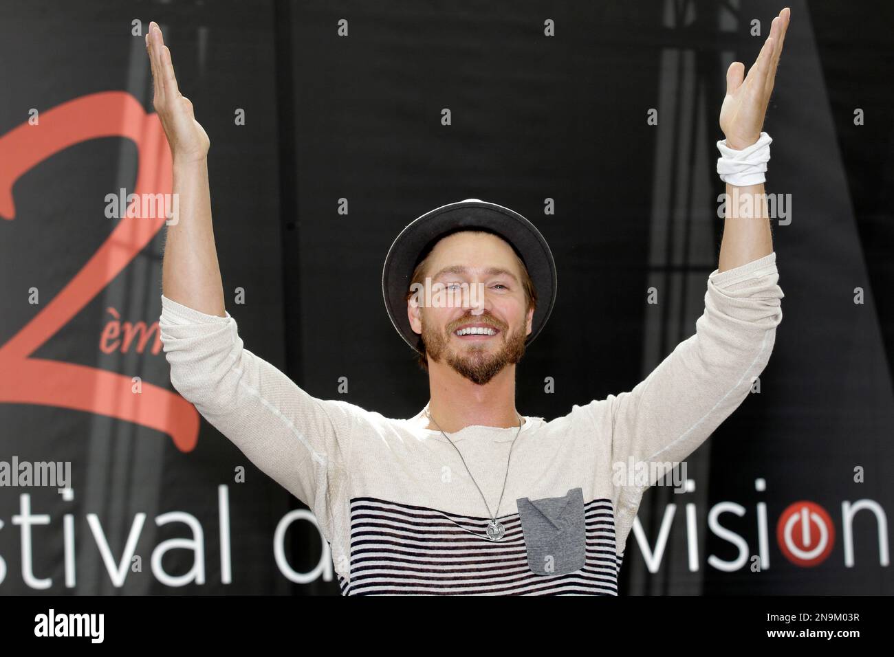 US actor Chad Michael Murray poses during a photocall at the 2012 Monte ...