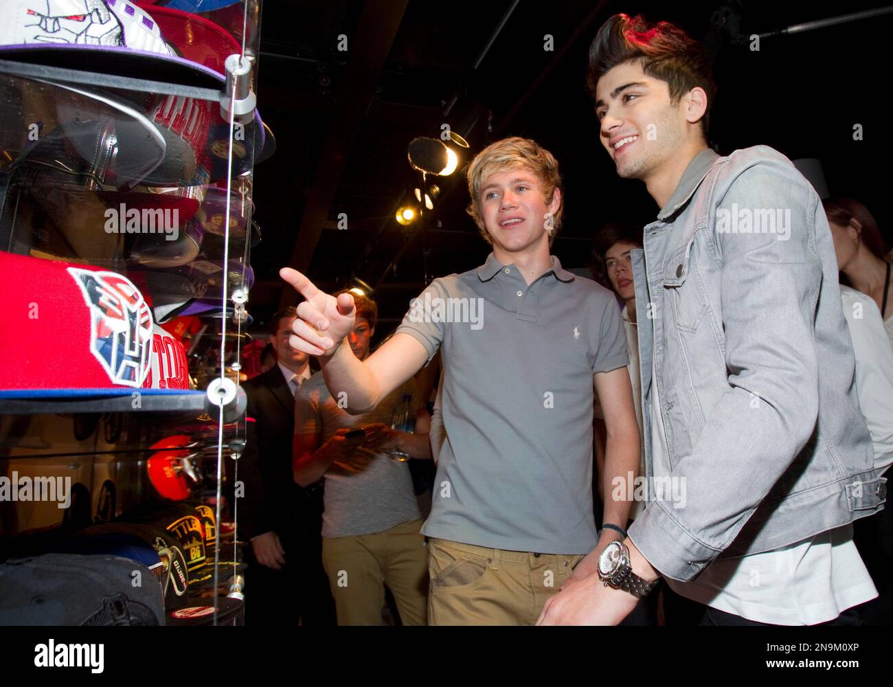 COMMERCIAL IMAGE – One Direction band members, Niall Horan, left and ...