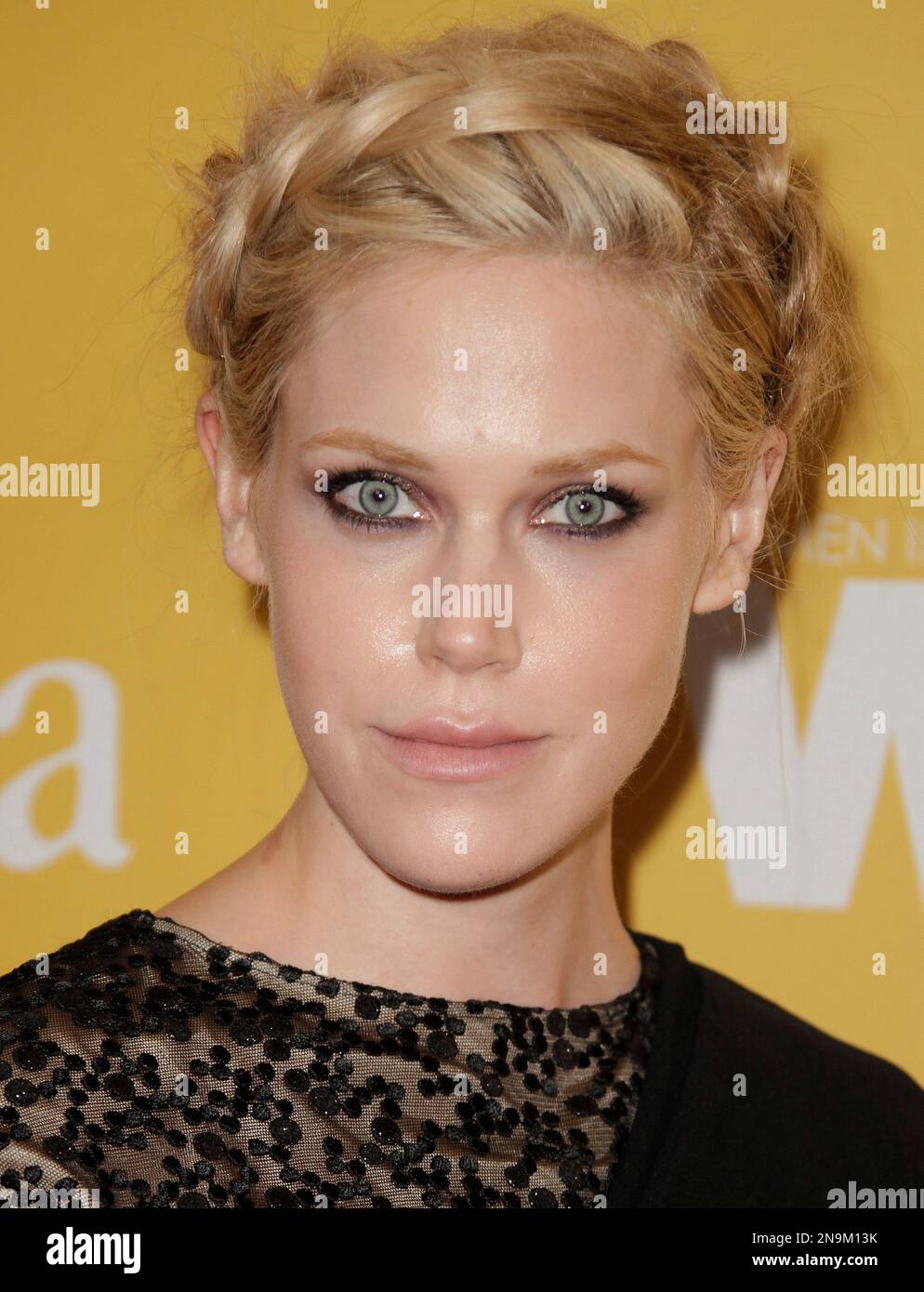 Actress Byrdie Bell arrives at the Women In Film Crystal + Lucy Awards ...