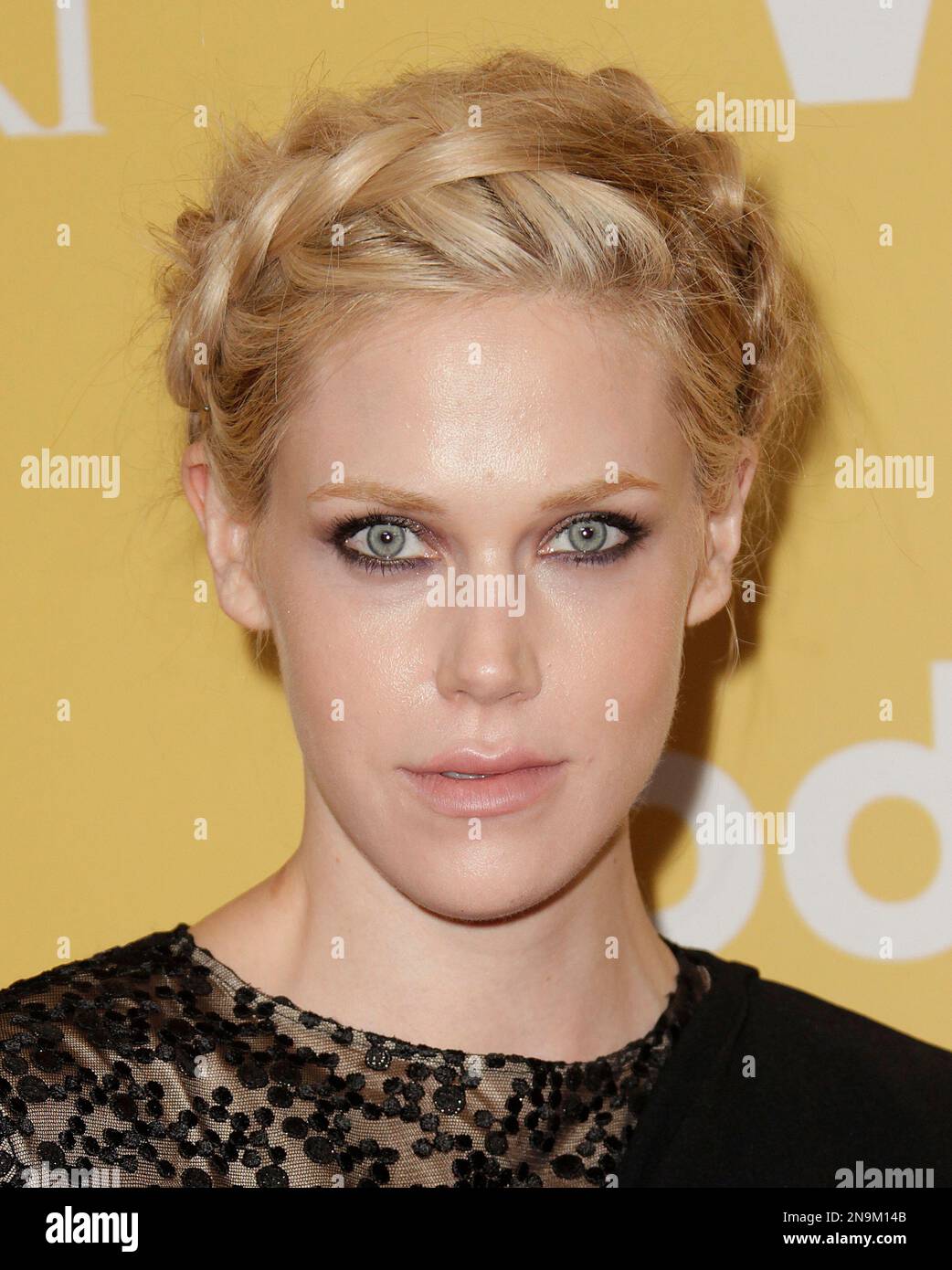 Actress Byrdie Bell arrives at the Women In Film Crystal + Lucy Awards ...